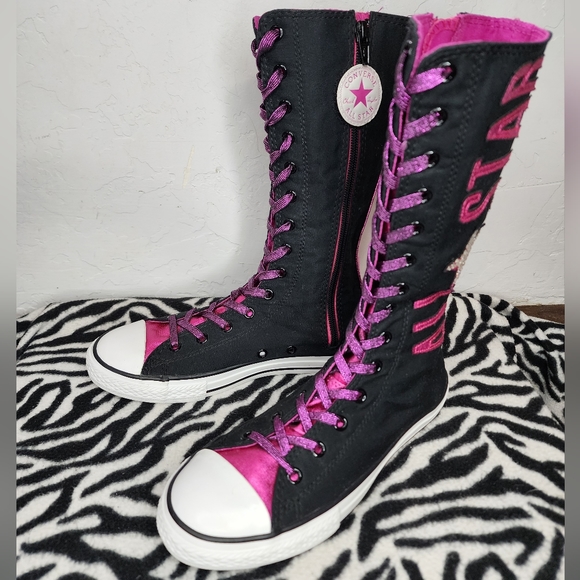 Converse | Shoes | New Rare Converse All Star Calf Knee Juniors 4women ...